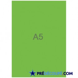 A5 Intensive Green Paper Sheet - Weight from 80g/sqm to 210 gr/sqm.