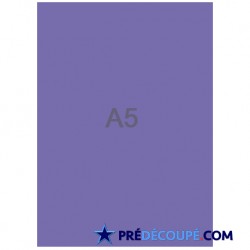 Deep Purple A5 paper sheet, from 80 gr/sqm to 210 gr/sqm.